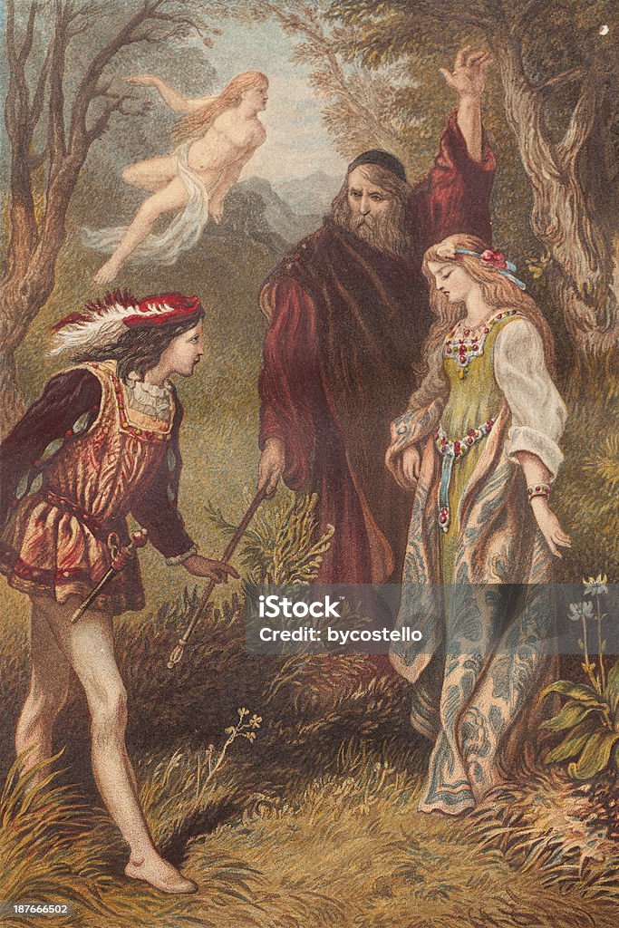 The Tempest 일러스트 전체 작품을 셰익스피어 윌리엄 셰익스피어에 대한 스톡 벡터 아트 및 기타 이미지 윌리엄