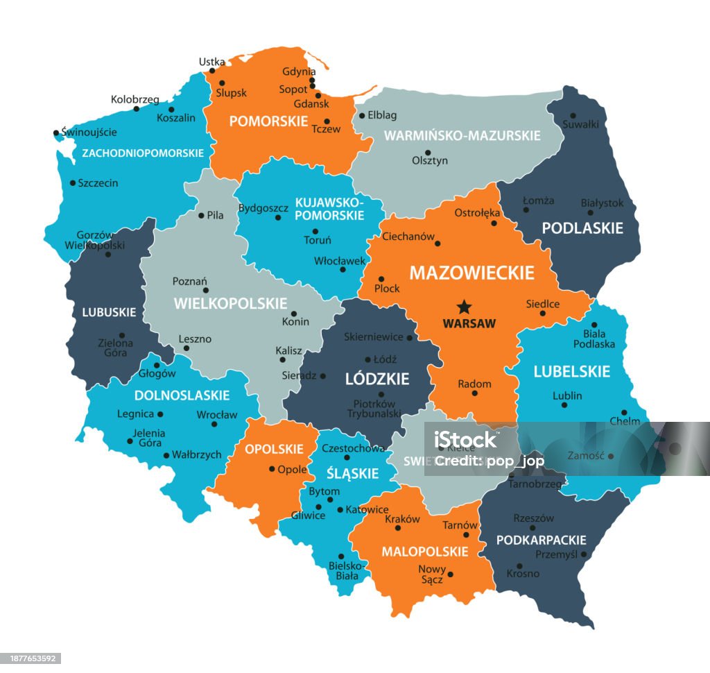 Mapa Polski Wektorowa Kolorowa Mapa Polski - Stockowe grafiki wektorowe ... Mapa Polski Wektorowa Kolorowa Mapa Polski - Stockowe grafiki wektorowe ...