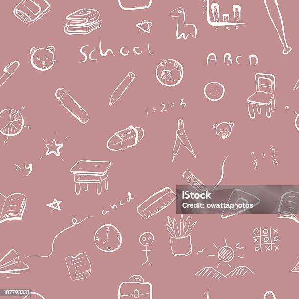 Back To School 연속무늬 개념에 대한 스톡 벡터 아트 및 기타 이미지 개념 개념과 주제 공 스포츠 장비