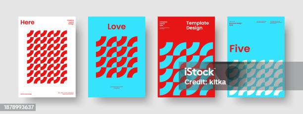 Desain Brosur Terisolasi Template Banner Abstrak Tata Letak Poster