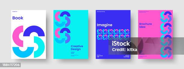 Tata Letak Poster Abstrak Template Latar Belakang Modern Desain Sampul