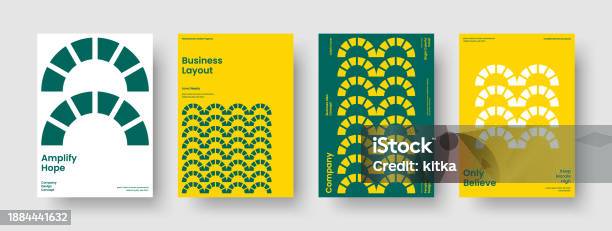 Desain Brosur Abstrak Tata Letak Poster Modern Template Laporan Kreatif