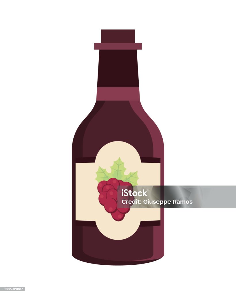Wine Bottle Drink Stock Illustration Download Image Now Alcohol