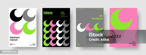 Desain Brosur Modern Tata Letak Poster Abstrak Template Laporan Kreatif