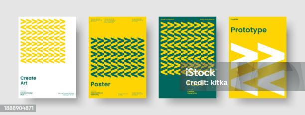 Template Sampul Buku Kreatif Tata Letak Flyer Terisolasi Desain Latar