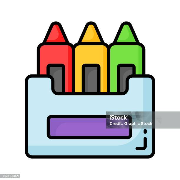 Prenez Cette Icône Étonnante De Couleurs De Crayon Doutils De Dessin