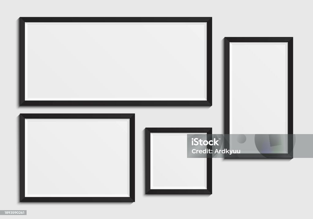 Desain Bingkai Foto Mockup Bingkai Foto Kosong Bingkai Foto Elemen