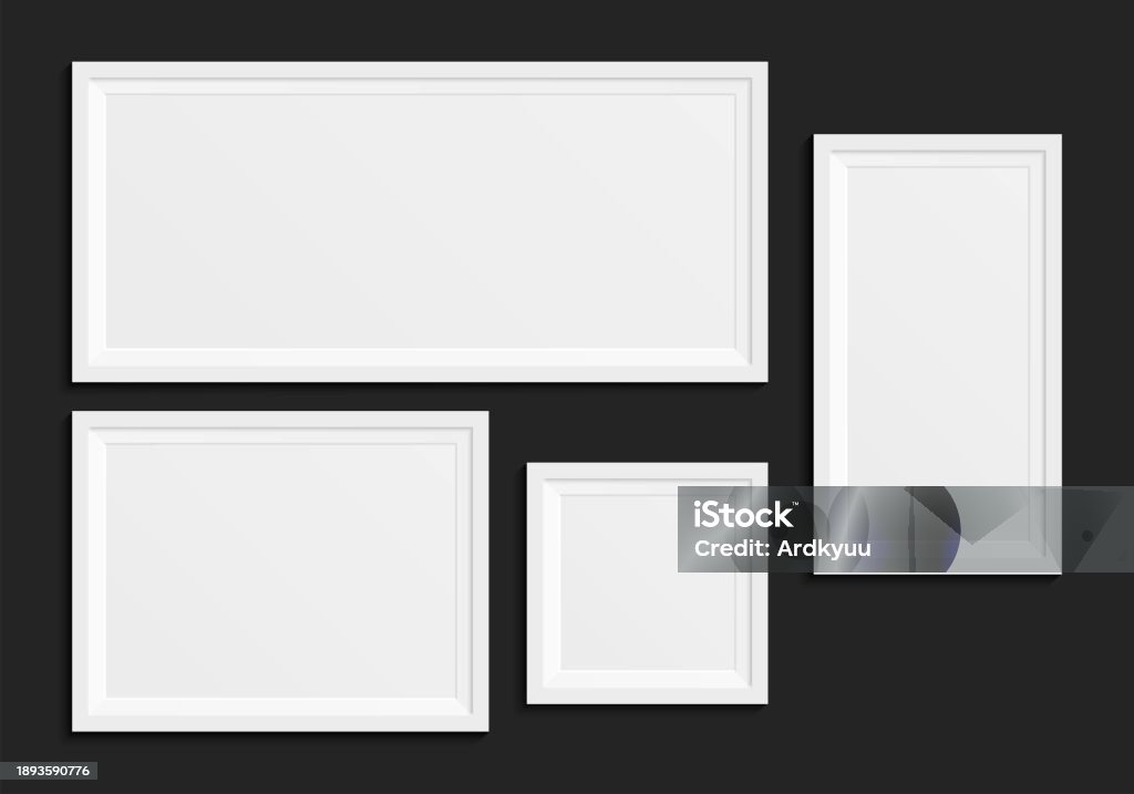 Desain Bingkai Foto Mockup Bingkai Foto Kosong Bingkai Foto Elemen