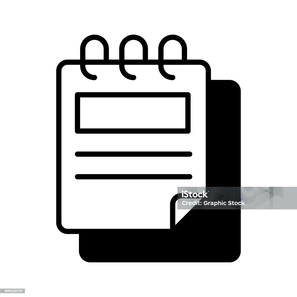 A Design Of Drafting Pad Visually Appealing Vector Of Notepad In Trendy