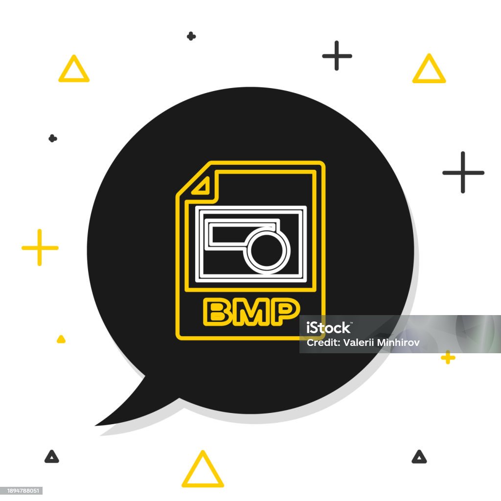 Line Bmp File Document Download Bmp Button Icon Isolated On White ... Line Bmp File Document Download Bmp Button Icon Isolated On White ...