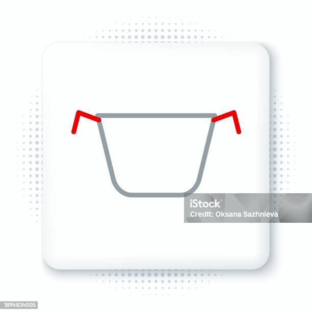 Icône De Marmite De Ligne Isolée Sur Fond Blanc Symbole De La