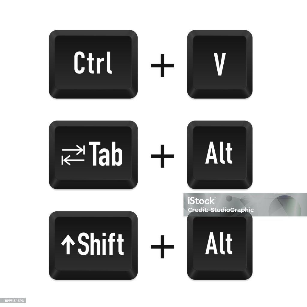 Tab And Alt Ctrl And V Shift And Alt For Switch Between Open Program