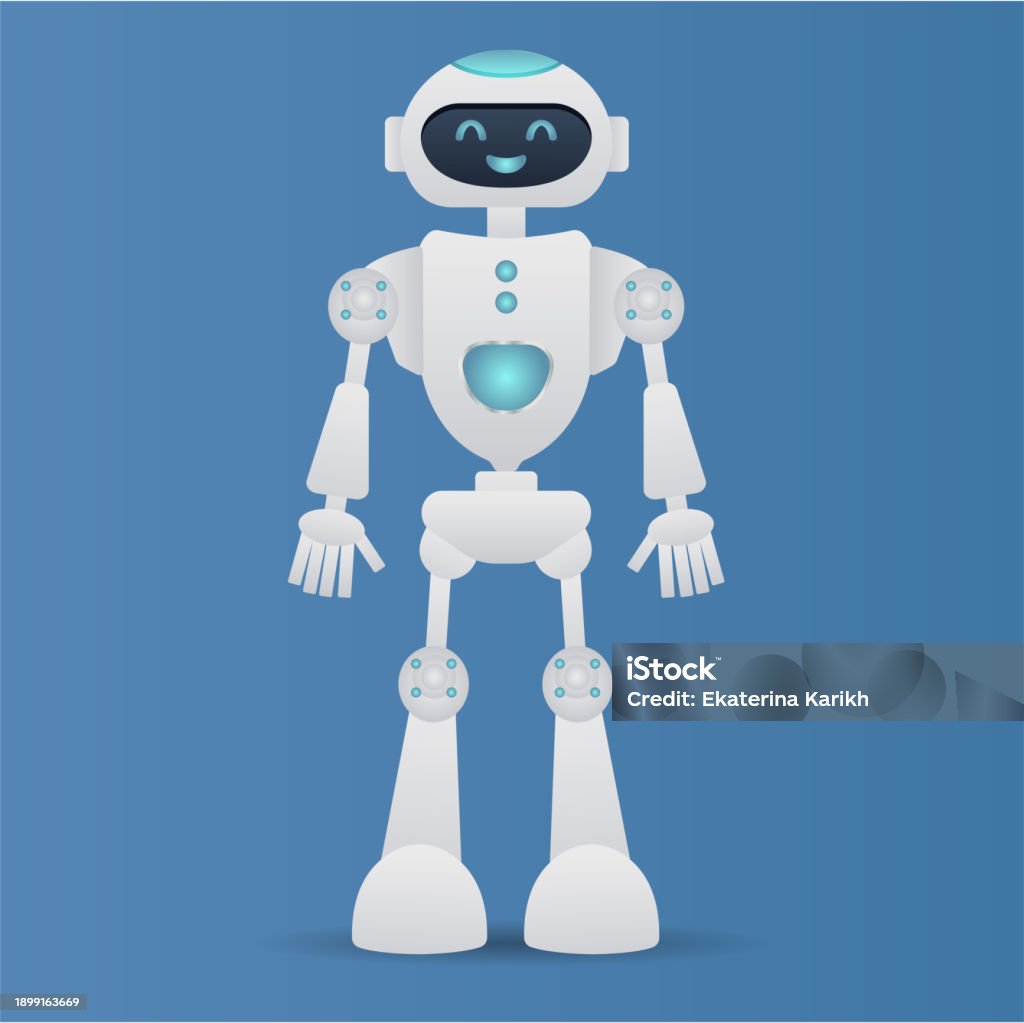Robot Chat Bot Neural Network Ai Servers And Robots Technology Set Of
