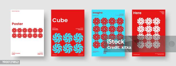 Desain Laporan Terisolasi Tata Letak Latar Belakang Modern Template