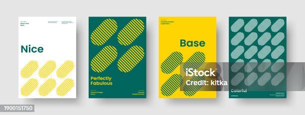 Desain Brosur Kreatif Tata Letak Presentasi Bisnis Geometris Template