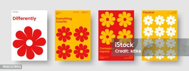 Template Poster Geometris Tata Letak Latar Belakang Abstrak Desain