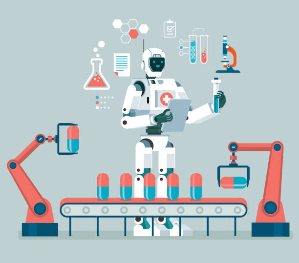 [90] Pharmaceutical manufacturing Clipart Vector PNG , SVG, EPS, PSD, AI