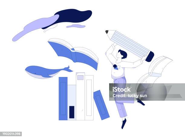 Pendidikan Dan Pembelajaran Orang Konsep Vektor Datar Ilustrasi Gambar