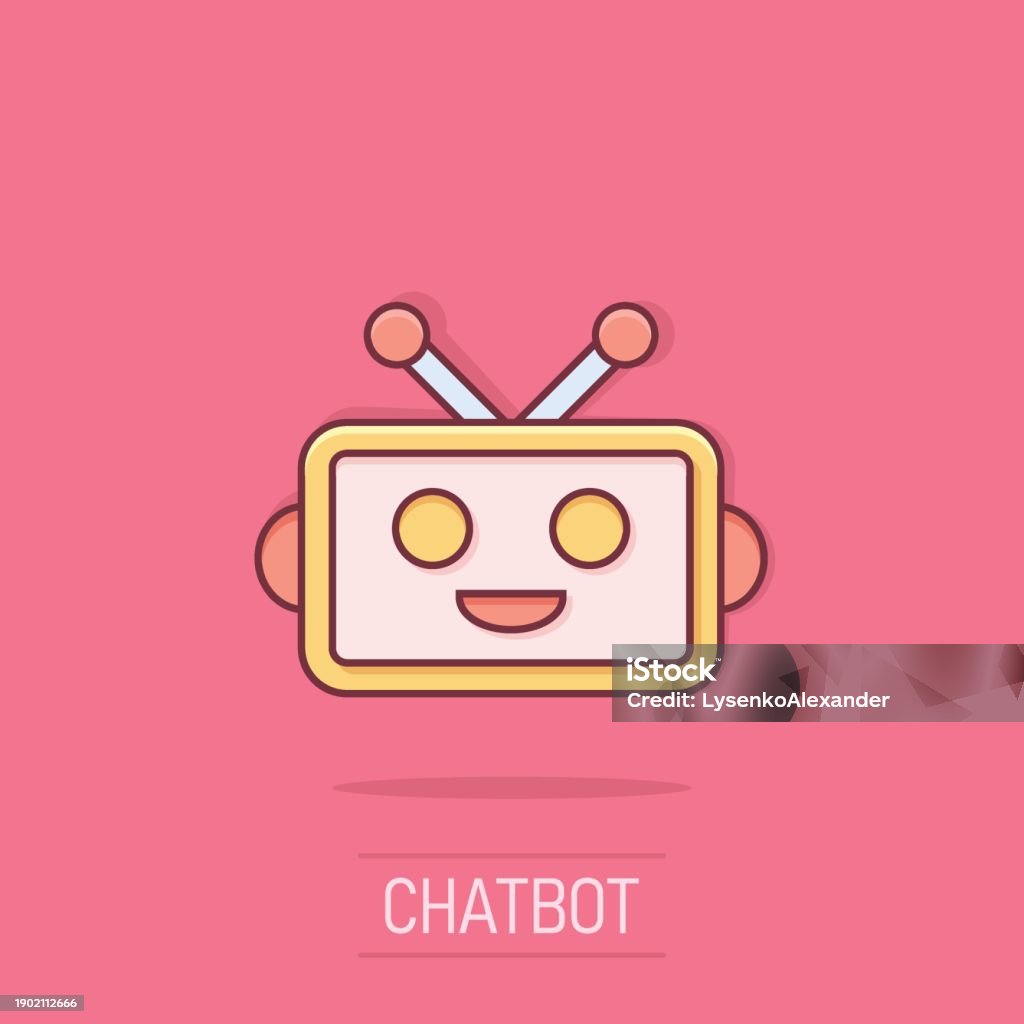Ikon Chatbot Robot Lucu Dalam Gaya Komik Bot Operator Vektor Ilustrasi ... Ikon Chatbot Robot Lucu Dalam Gaya Komik Bot Operator Vektor Ilustrasi ...