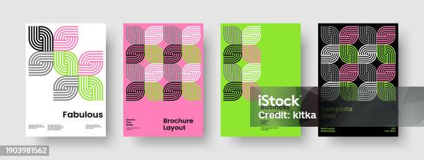 Desain Presentasi Bisnis Kreatif Tata Letak Spanduk Geometris Template