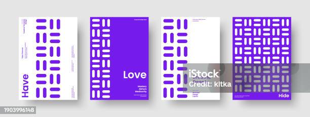 Tata Letak Flyer Kreatif Template Brosur Geometris Desain Poster Modern