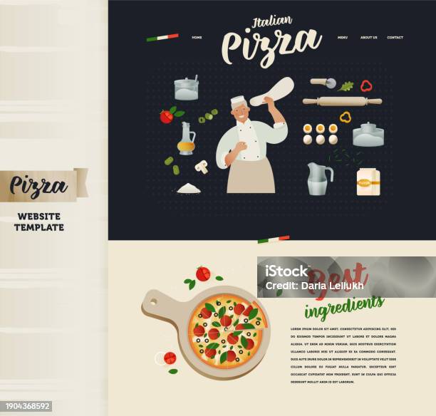 Template Desain Halaman Arahan Ilustrasi Konsep Vektor Datar Modern