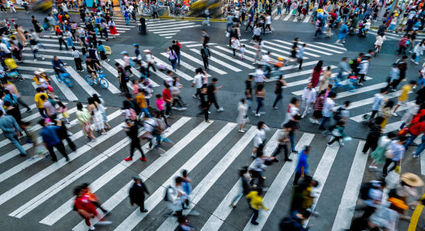 Free picture: crossing, crossroads, crosswalk, crowd, semaphore, urban ...