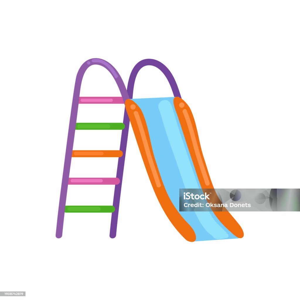 Playground Slide Icon Clipart Logotype Avatar Isolated Vector