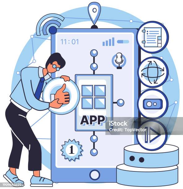 Application Testing Metaphor Vector Software Testing Factchecker That Validates Performance Of