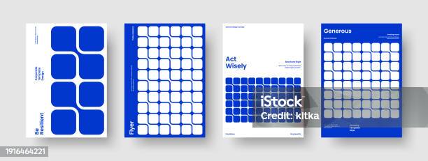 Template Sampul Buku Kreatif Tata Letak Poster Modern Desain Brosur