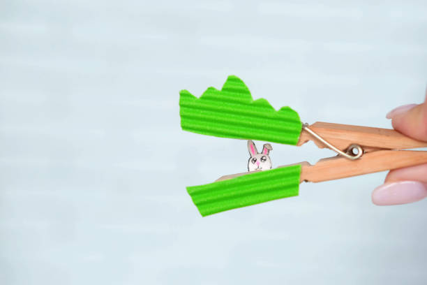 Free picture: label, glass, water, clothespin, decoration, bunny