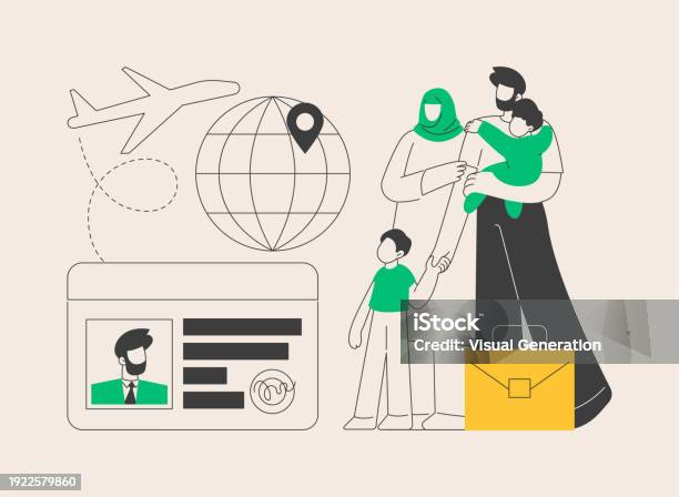 Immigration Abstract Concept Vector Illustration Stock Illustration ... Immigration Abstract Concept Vector Illustration Stock Illustration ...