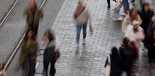 Free Stock Photo of Crowd of People Walking Down Urban Street ...