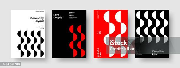 Desain Brosur Abstrak Template Banner Kreatif Tata Letak Poster