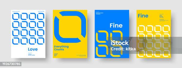 Tata Letak Laporan Kreatif Desain Brosur Geometris Template Presentasi
