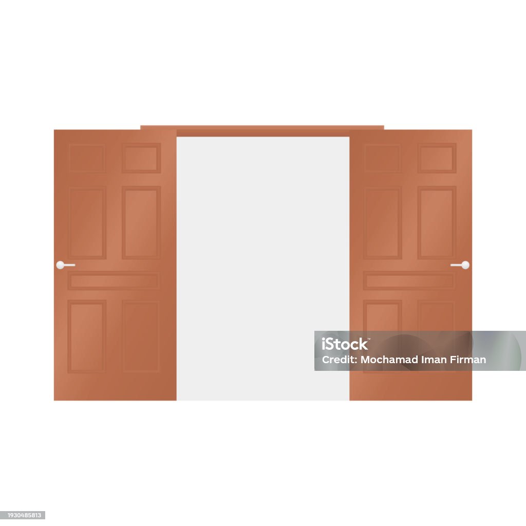 Wooden Door Stock Illustration Download Image Now Apartment