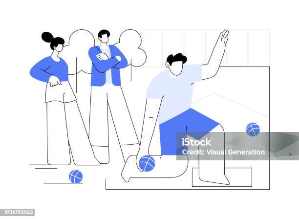 Bocce Court Isolated Cartoon Vector Illustrations Stock Illustration ... Bocce Court Isolated Cartoon Vector Illustrations Stock Illustration ...