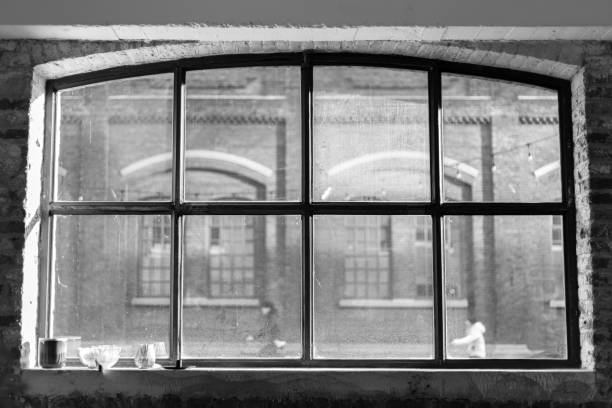 Free Stock Photo of Textured old industrial window glass | Download ...