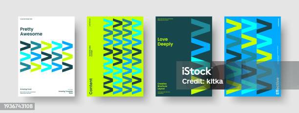 Template Laporan Abstrak Desain Presentasi Bisnis Kreatif Tata Letak