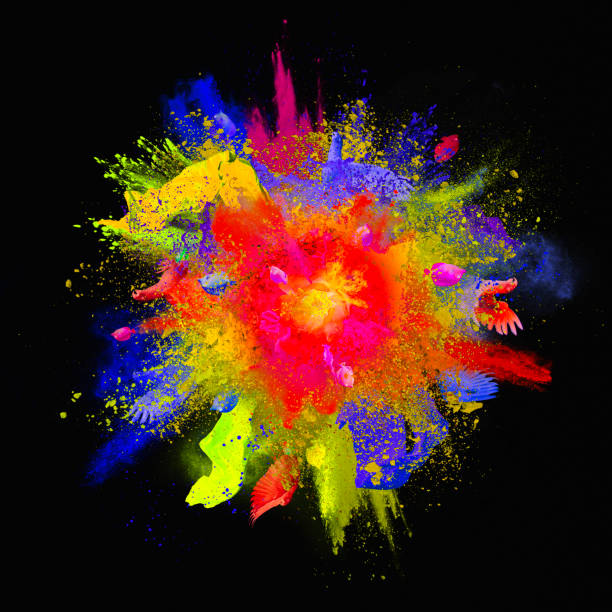 Free Stock Photo of Color Splash Shows Paint Colors And Splat ...