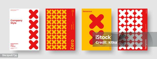 Tata Letak Laporan Abstrak Desain Latar Belakang Kreatif Template