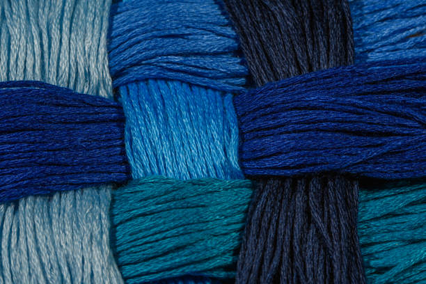 Free Stock Photo of Close-up of blue color thread texture | Download ...
