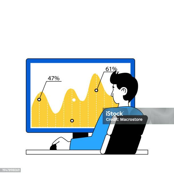 Konsep Bisnis Dengan Orangorang Kartun Dalam Desain Datar Untuk Web
