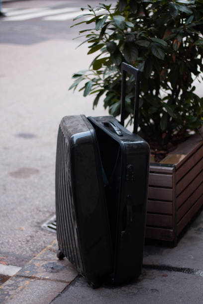Free Stock Photo of Suitcase Abandoned in Middle of Street | Download ...
