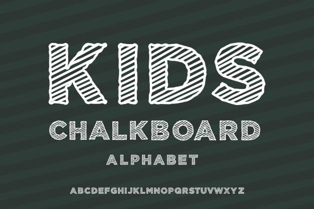 Free Stock Photo of alphabet chalk on school chalkboard | Download Free ...