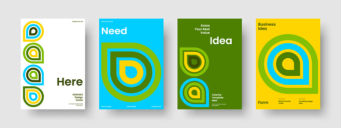 Template Latar Belakang Geometris Desain Sampul Buku Kreatif Tata Letak