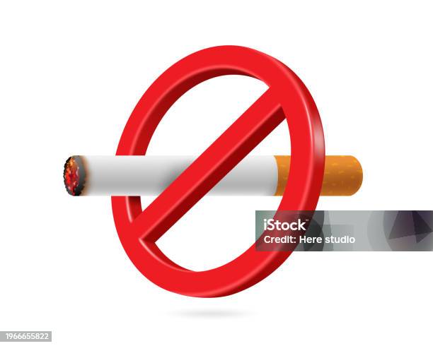 Panneau De Symbole Dinterdiction De Fumer Panneau Rouge Barré Dit Zone