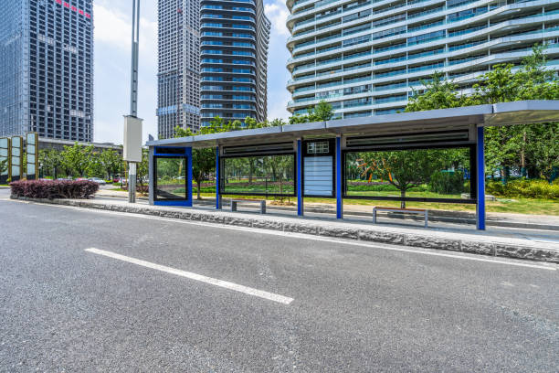Free Stock Photo of Bus Stop Alongside Road | Download Free Images and ...