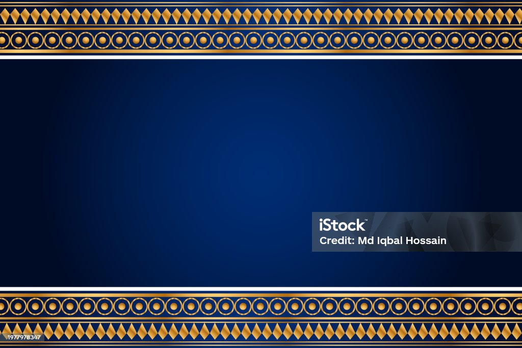 Luxury Islamic Golden Line Lace Border Thai Pattern Ornament Wedding