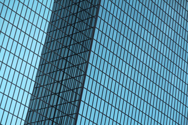 Free Stock Photo of Modern glass building with geometric design ...